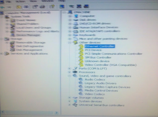 Solved: Drivers for eMachine using XP | Tech Support Guy